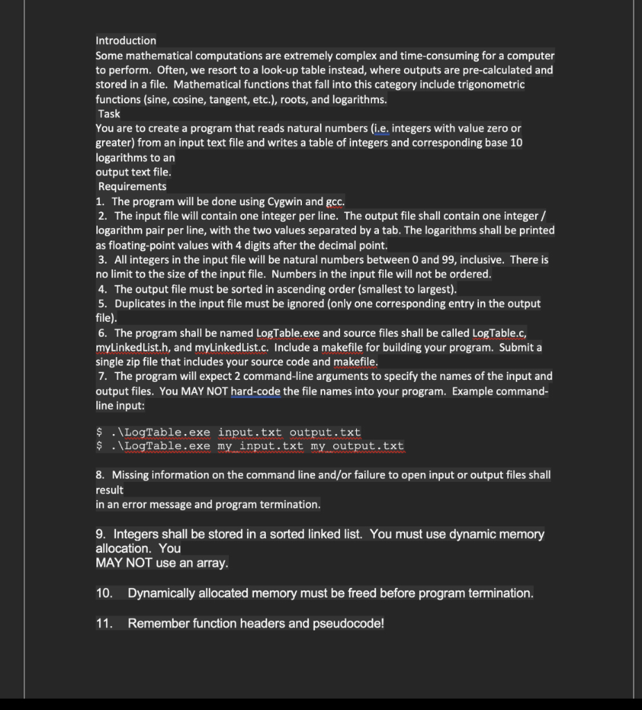 Solved Introduction Some mathematical computations are | Chegg.com
