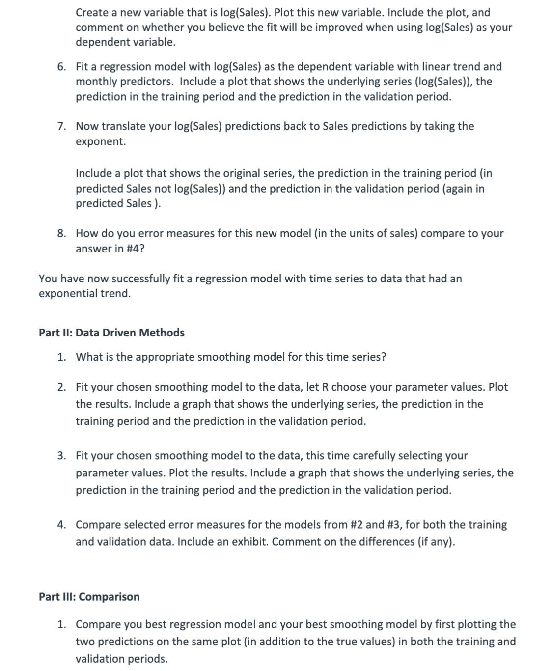 Solved Individual Assignment 6 The goal of this assignment | Chegg.com