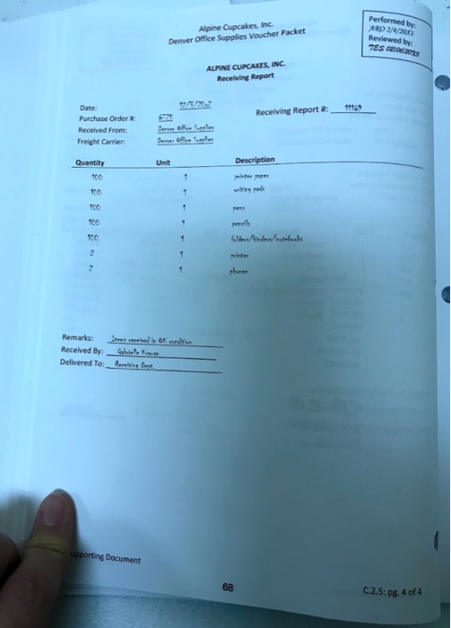 Alpine Cupcakes, Inc. Audit Case Assignments on your | Chegg.com