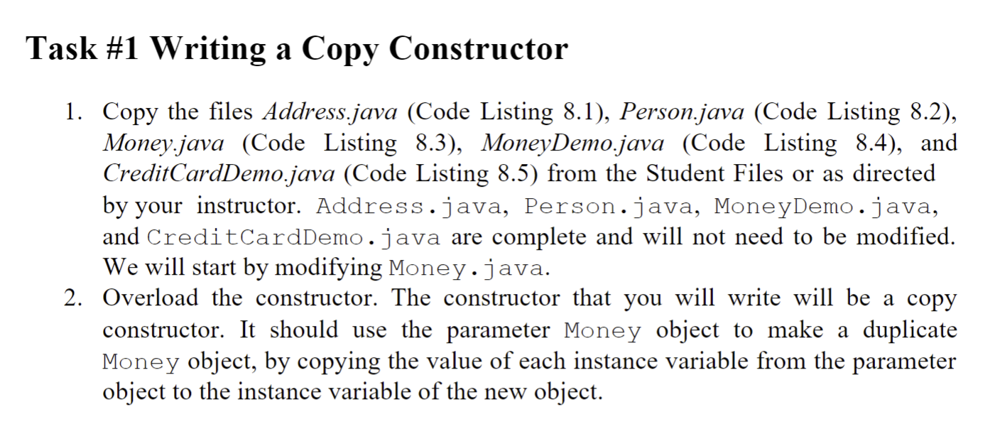 Solved We discussed objects in Chapter 6 , and we modeled a | Chegg.com