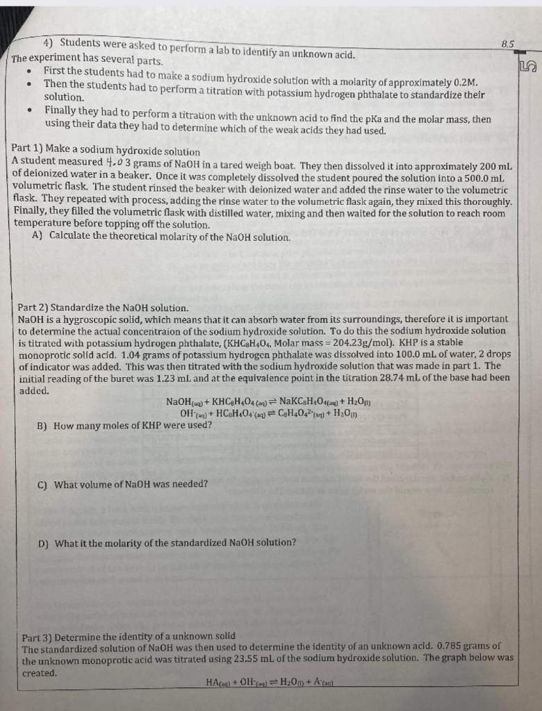 Solved I need help with parts 1-3 (this is the second part | Chegg.com