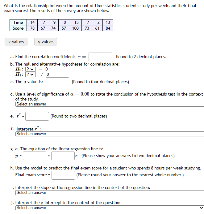 Solved What is the relationship between the amount of time | Chegg.com