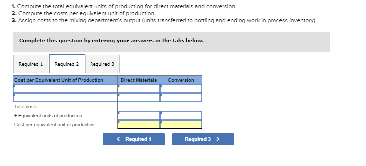 Solved Tableau DA 3-2: Exercise, Computing cost per | Chegg.com