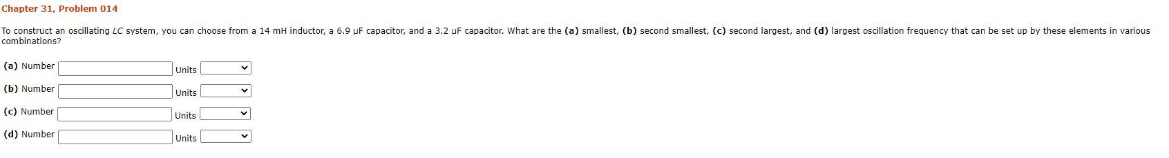 Solved Chapter 31, Problem 014 To construct an oscillating | Chegg.com