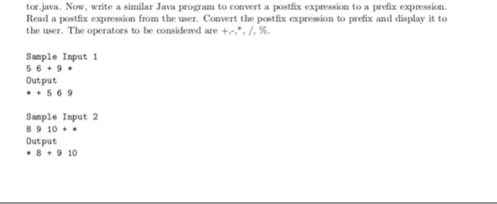 Solved tor java. Now, write a similar Java program to | Chegg.com