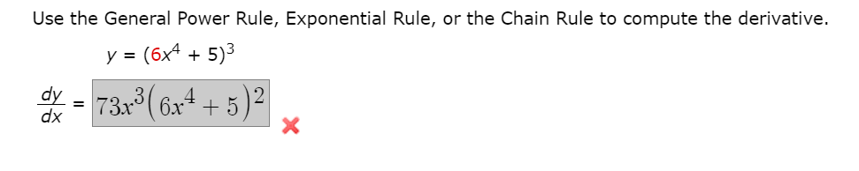 Solved Use the General Power Rule, Exponential Rule, or the | Chegg.com