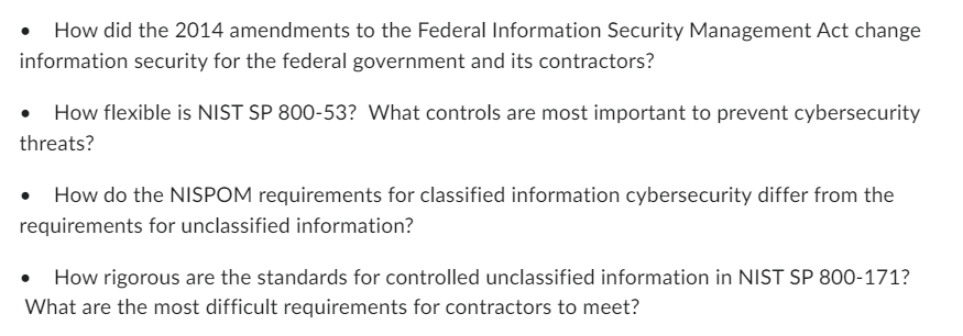 Solved - How did the 2014 amendments to the Federal | Chegg.com