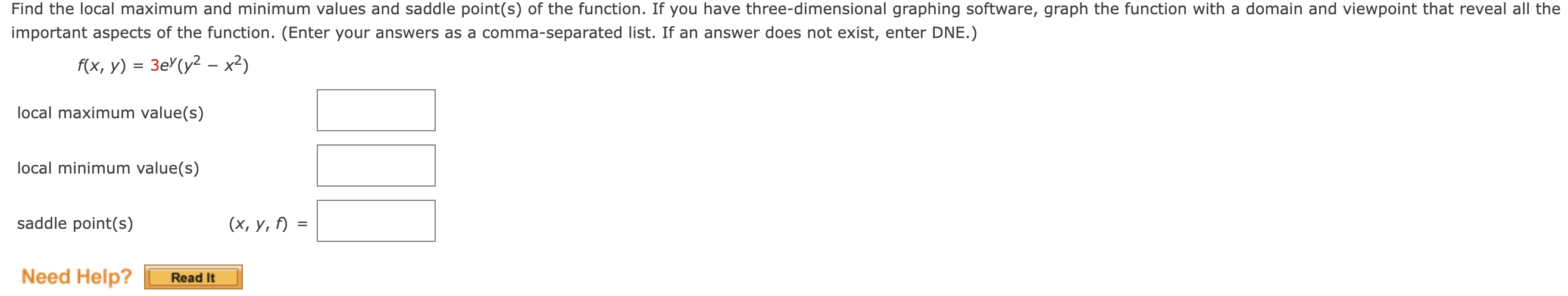 Solved important aspects of the function. (Enter your | Chegg.com
