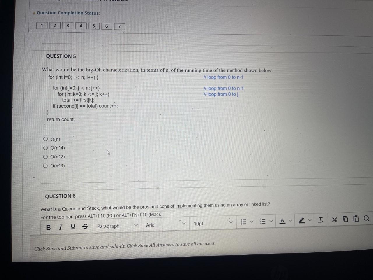 Solved *uestion Completion Status: | Chegg.com