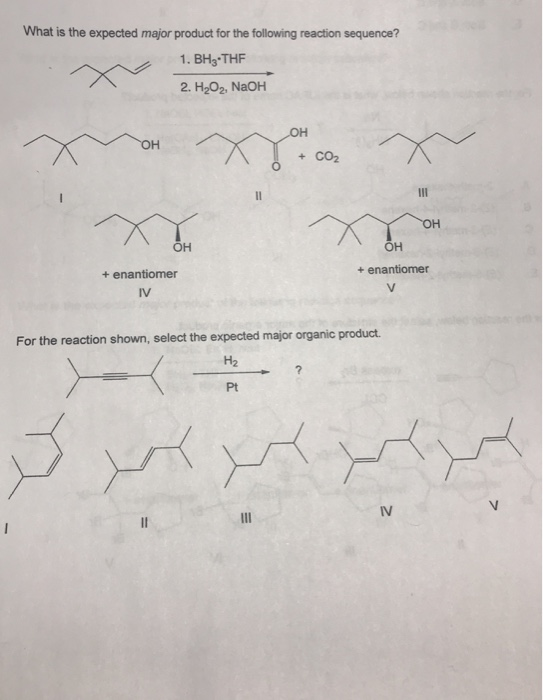 Solved What is the expected major product for the following | Chegg.com