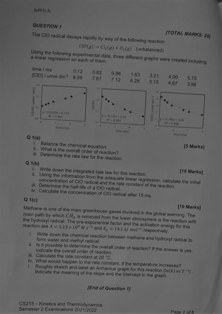 Solved PLEASE ANSWER EACH QUESTION CLEARLY, SO THAT I CAN | Chegg.com