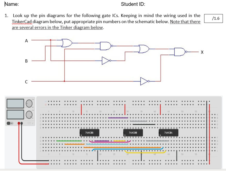 Solved MY 23 40 50 74HC08 74HC00 74HC04 15 20 50 2. Refer to | Chegg.com