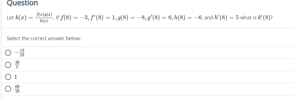 Solved Let k(x)=h(x)f(x)g(x). If | Chegg.com Solved Let k(x)=h(x)f(x)g(x). If | Chegg.com