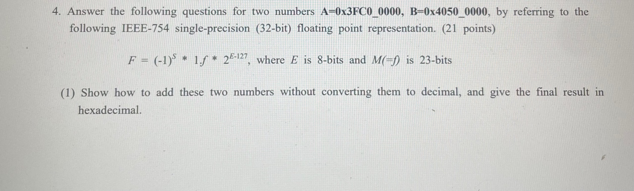 Solved 4. Answer the following questions for two numbers | Chegg.com