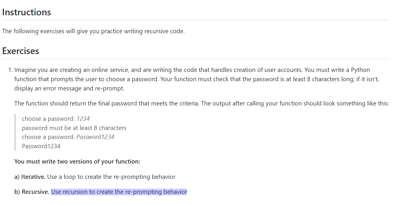 Solved The following exercises will give you practice | Chegg.com