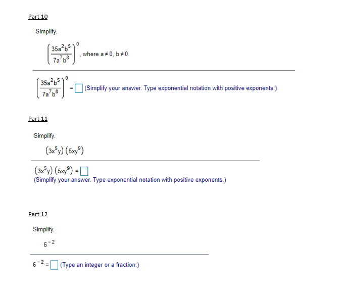 Solved Part 7 Simplify 2 NICO (Simplify your answer. Type | Chegg.com