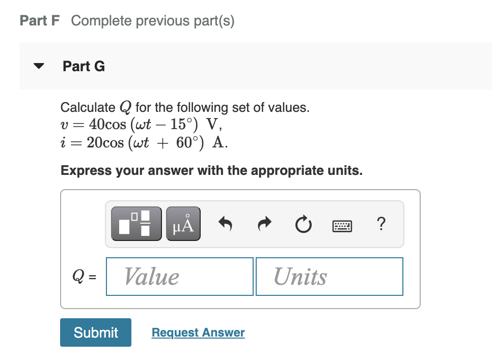 Solved The following sets of values for v and i pertain to | Chegg.com