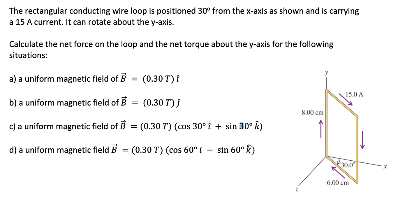 Solved The rectangular conducting wire loop is positioned | Chegg.com
