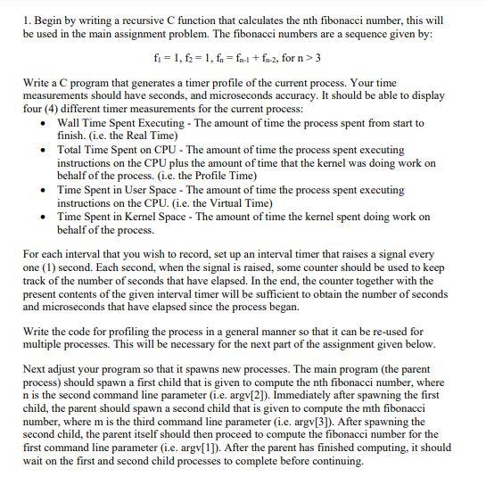 Solved 1. Begin by writing a recursive C function that | Chegg.com