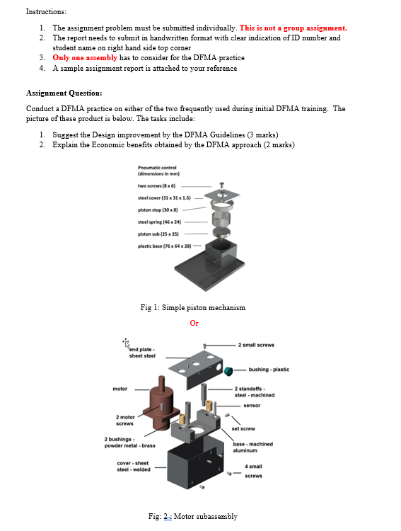 Solved Question Related to product design : Instructions: | Chegg.com
