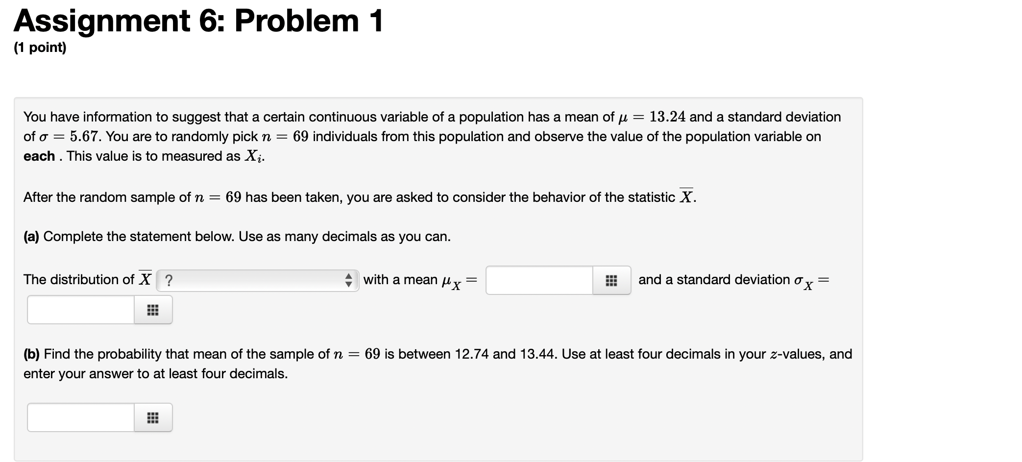 Solved Assignment 6 Problem 1 1 Point You Have 