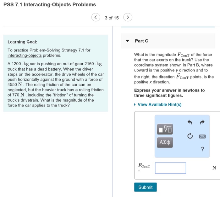 Solved PSS 7.1 Interacting-Objects Problems 3 of 15 > | Chegg.com