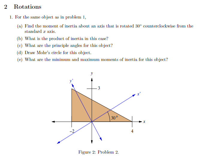 Solved Rotations 1. For the same object as in problem 1 , | Chegg.com