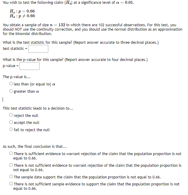 Solved You wish to test the following claim (Ha) ﻿at a | Chegg.com