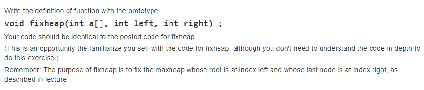 Solved Write the definition of function with the prototype | Chegg.com