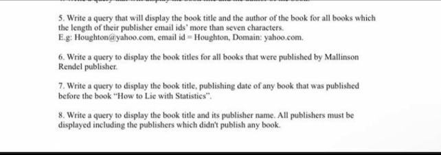 Solved drop table Book cascade constraints; drop table | Chegg.com
