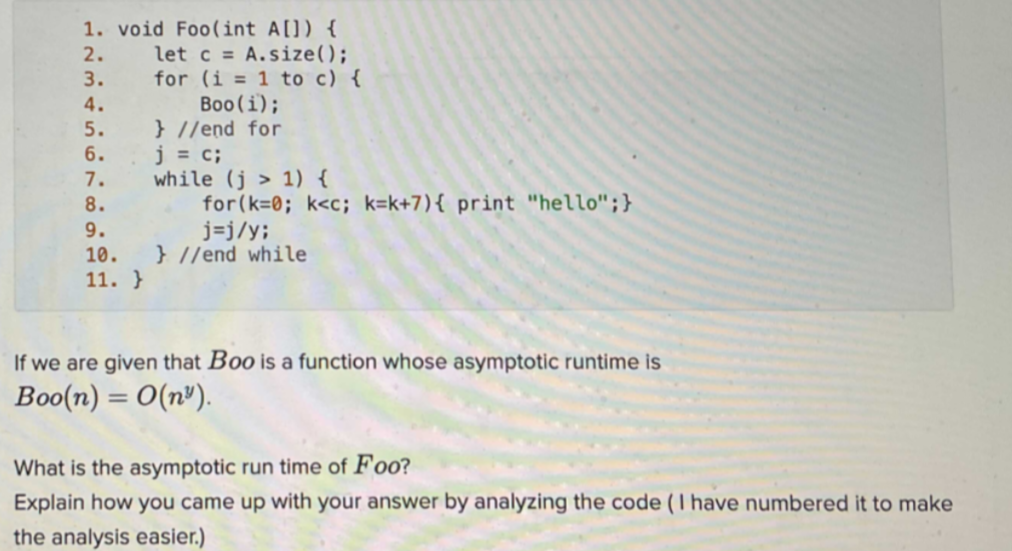Solved If we are given that Boo is a function whose | Chegg.com