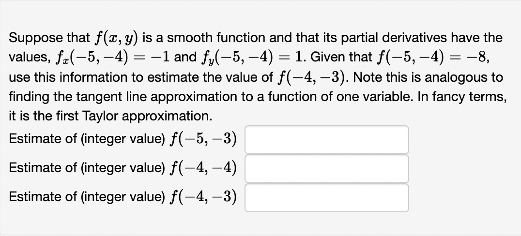 Solved A differentiable function f(x,y) has the property | Chegg.com