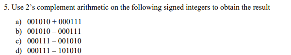 Solved Help with this questions please. Use 2’s | Chegg.com