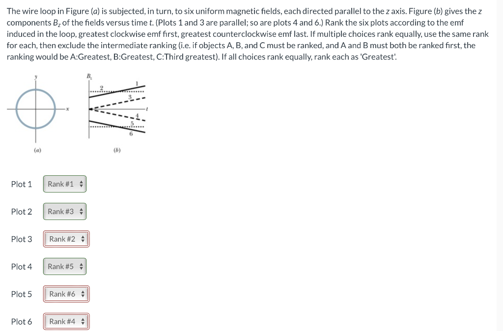Solved The wire loop in Figure (a) is subjected, in turn, to | Chegg.com