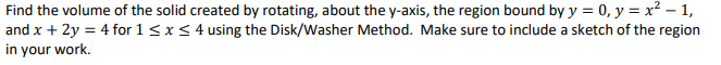 Solved Find the volume of the solid created by rotating, | Chegg.com