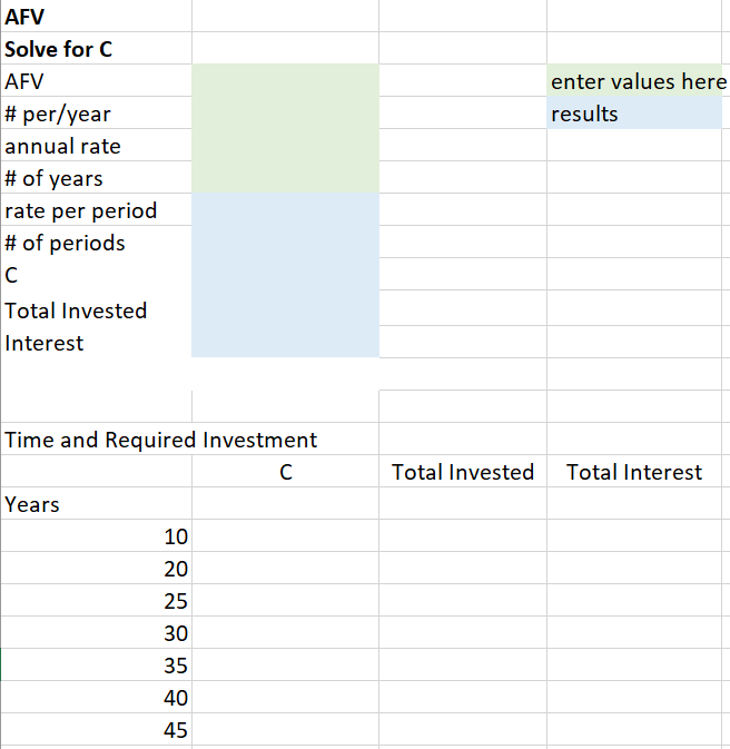 Open the FIN106 Template 1 in Excel Follow this | Chegg.com