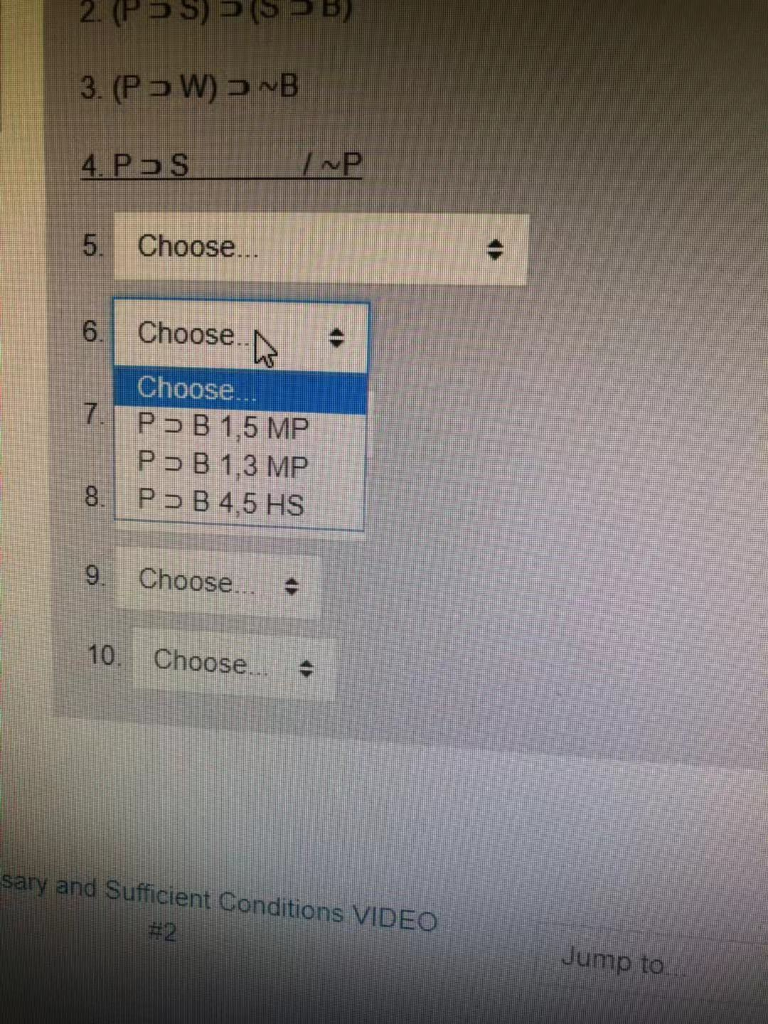Solved Use the drop-down boxes below to complete the | Chegg.com