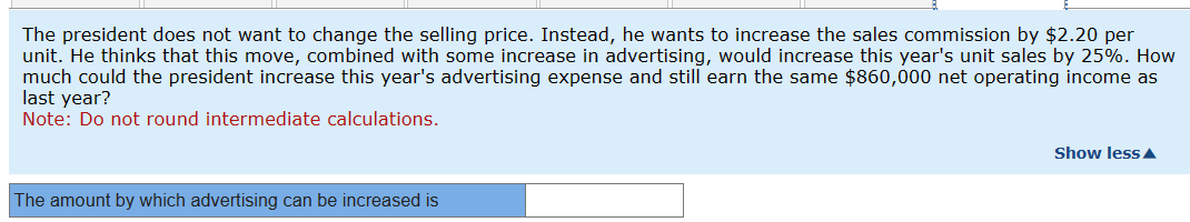 Solved Problem 2-23 (Algo) CVP Applications; Contribution | Chegg.com