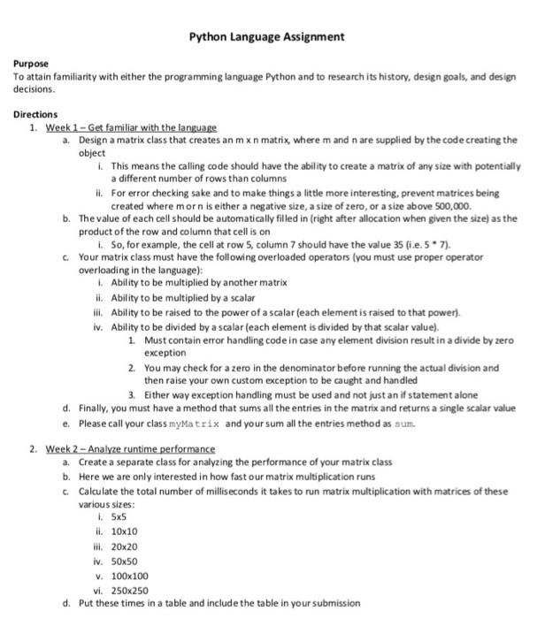 Solved Python Language Assignment Purpose To Attain 0554