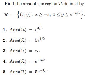 Solved Find the area of the region R ﻿defined | Chegg.com