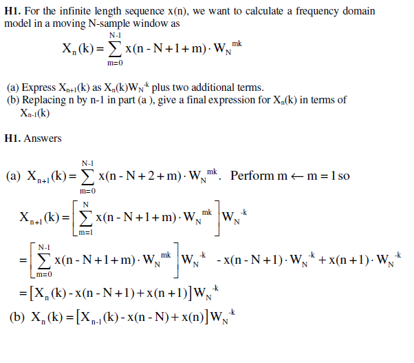 Solved Answer is given. work the problem and explain in | Chegg.com