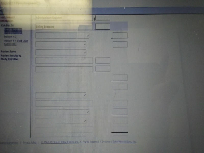 Solved NT Exercise 4-9 (Part Level Submission) Preserted | Chegg.com
