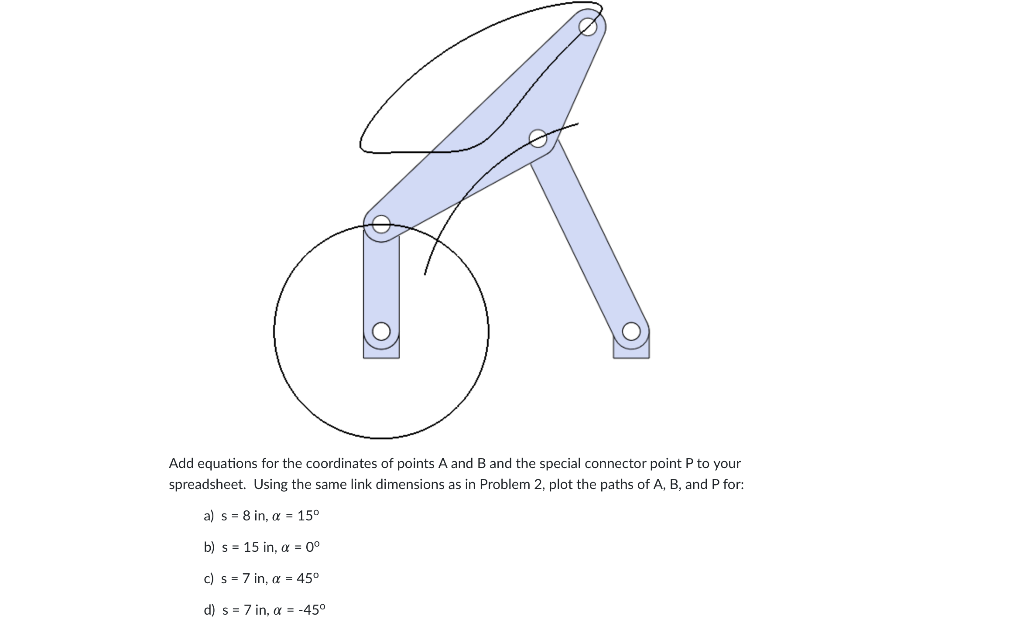 The type motion produced by a 4-bar linkage can be | Chegg.com