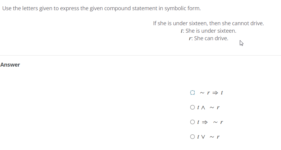 Solved Use the letters given to express the given compound | Chegg.com