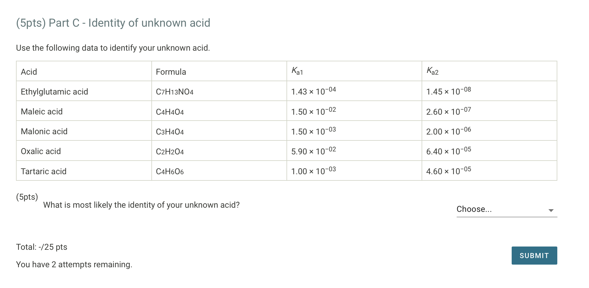 Solved Data And Report Submission 08 - Determination Of | Chegg.com