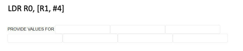 Solved Using the register values and instruction listed | Chegg.com
