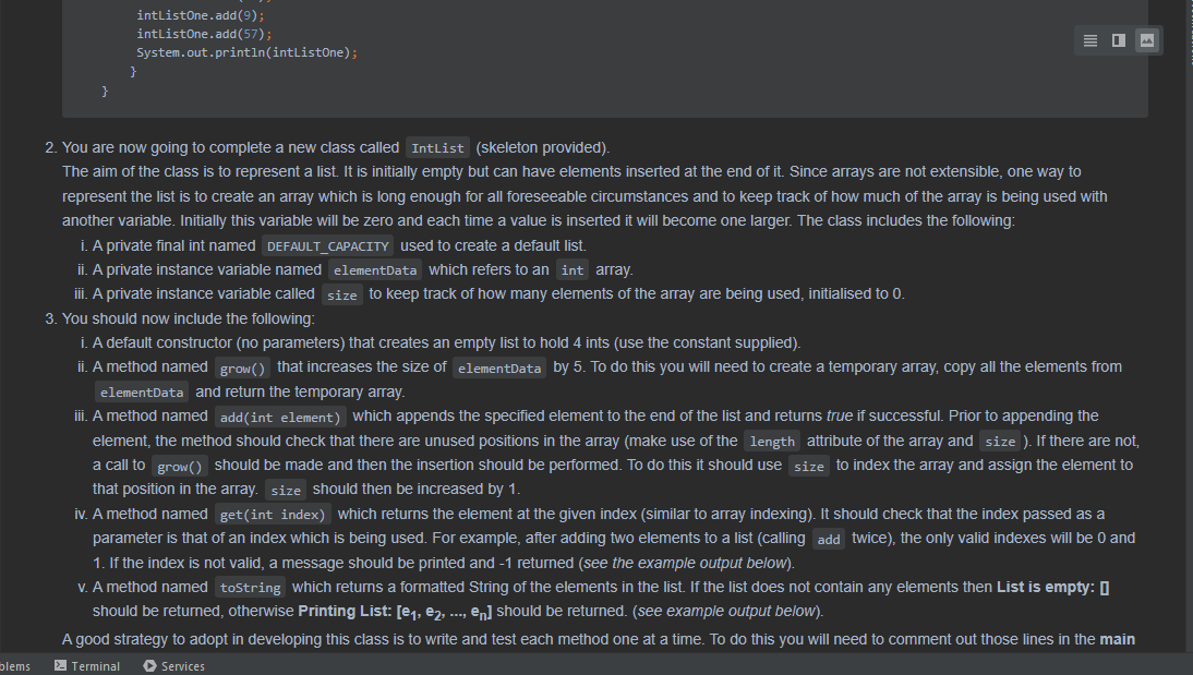 Solved Arrays Aims and Objectives This laboratory has been | Chegg.com