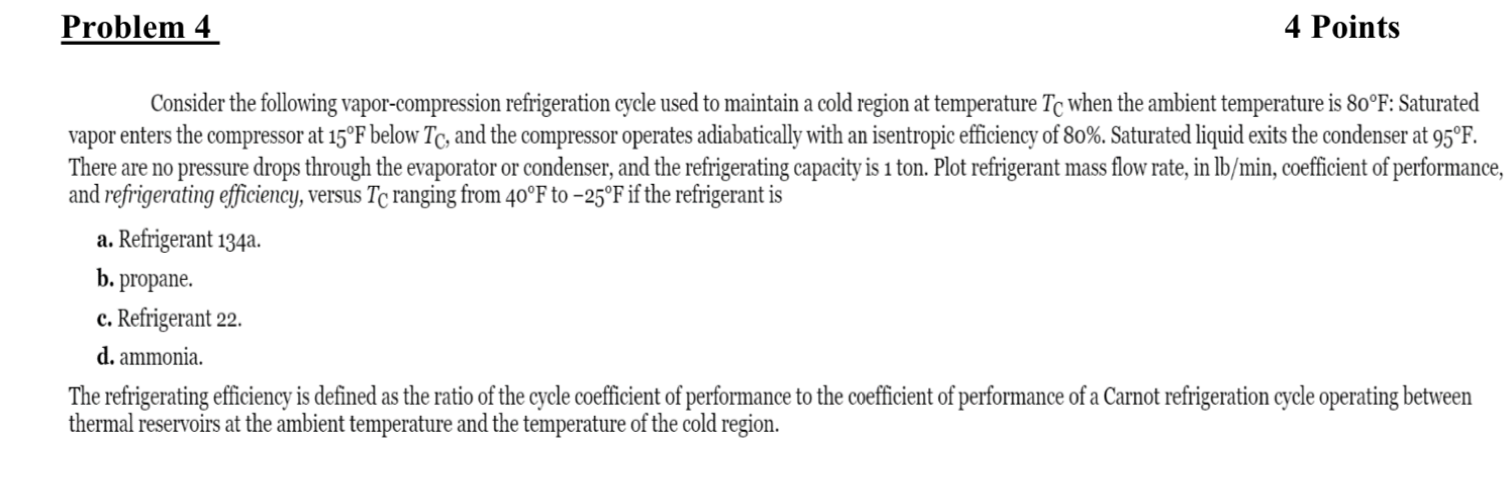 Solved Problem 4 4 Points Consider the following | Chegg.com