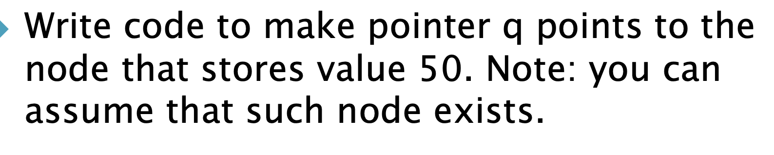Solved struct Node{ int value; Node * next; //points to the | Chegg.com