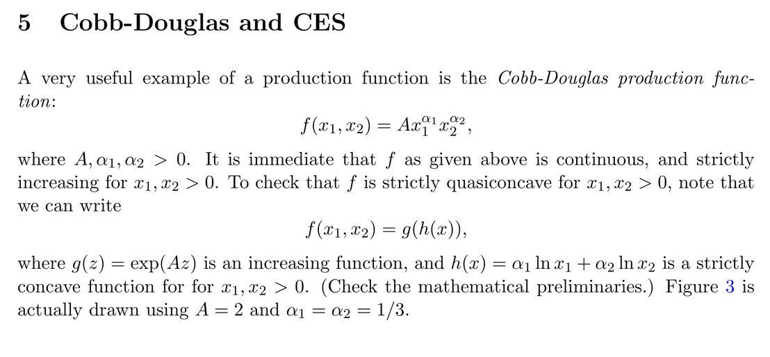 Solved 1. Show that the two-input Cobb-Douglas production | Chegg.com